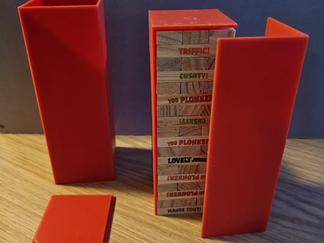 Mini Jenga Case and Guide - Free 3D Print Model - MakerWorld