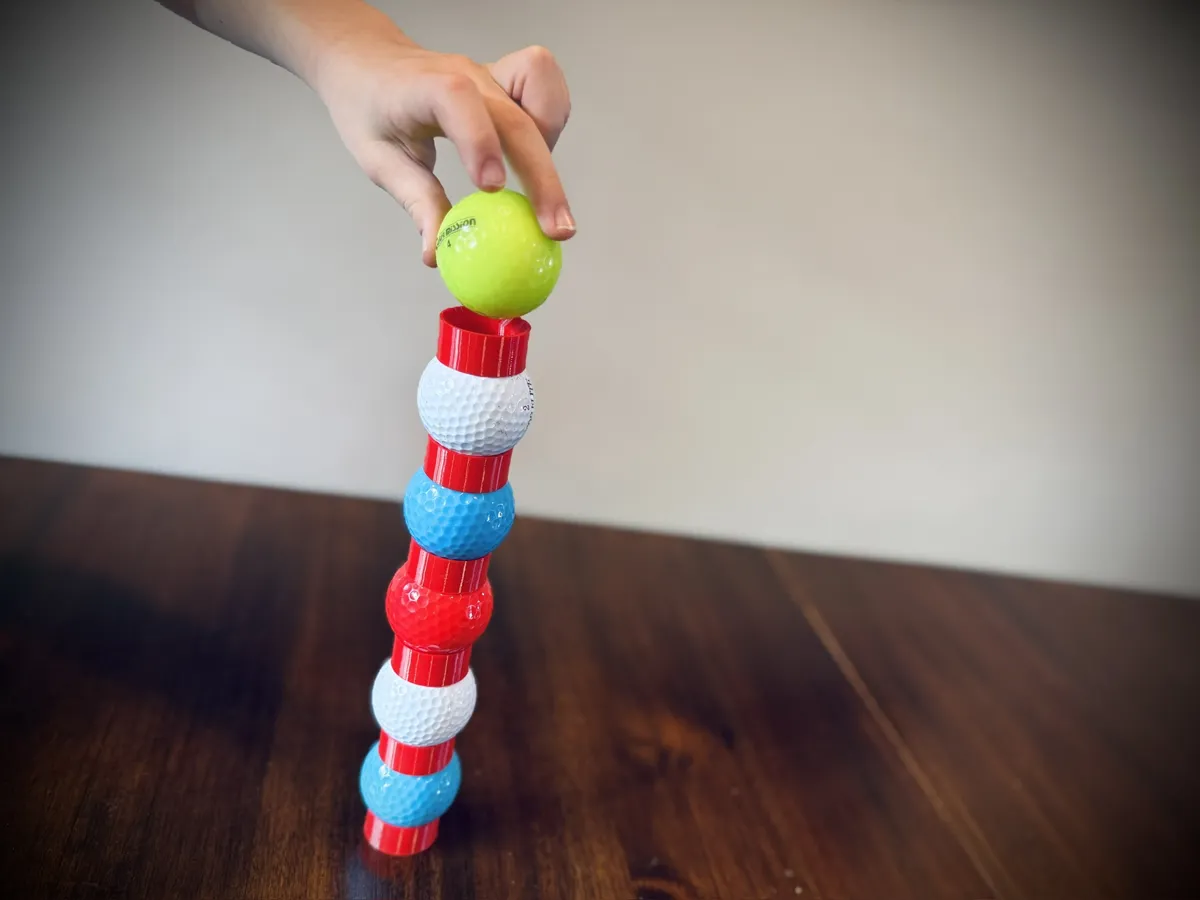 GolfStack Balance Game - Free 3D Print Model - MakerWorld