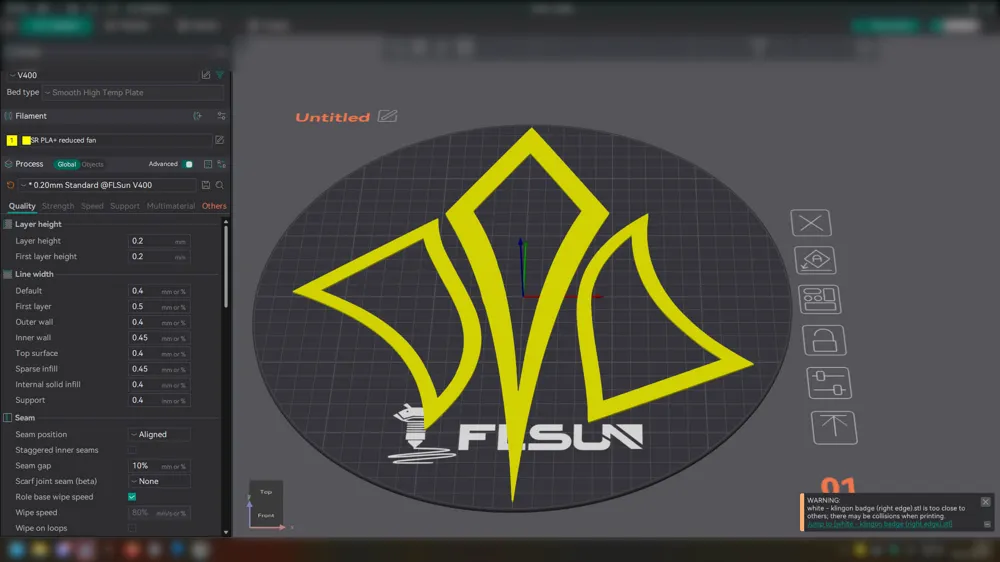 Bat'leth 披萨刀（Raven Forge）墙壁安装 - 免费 3D 打印模型 - MakerWorld