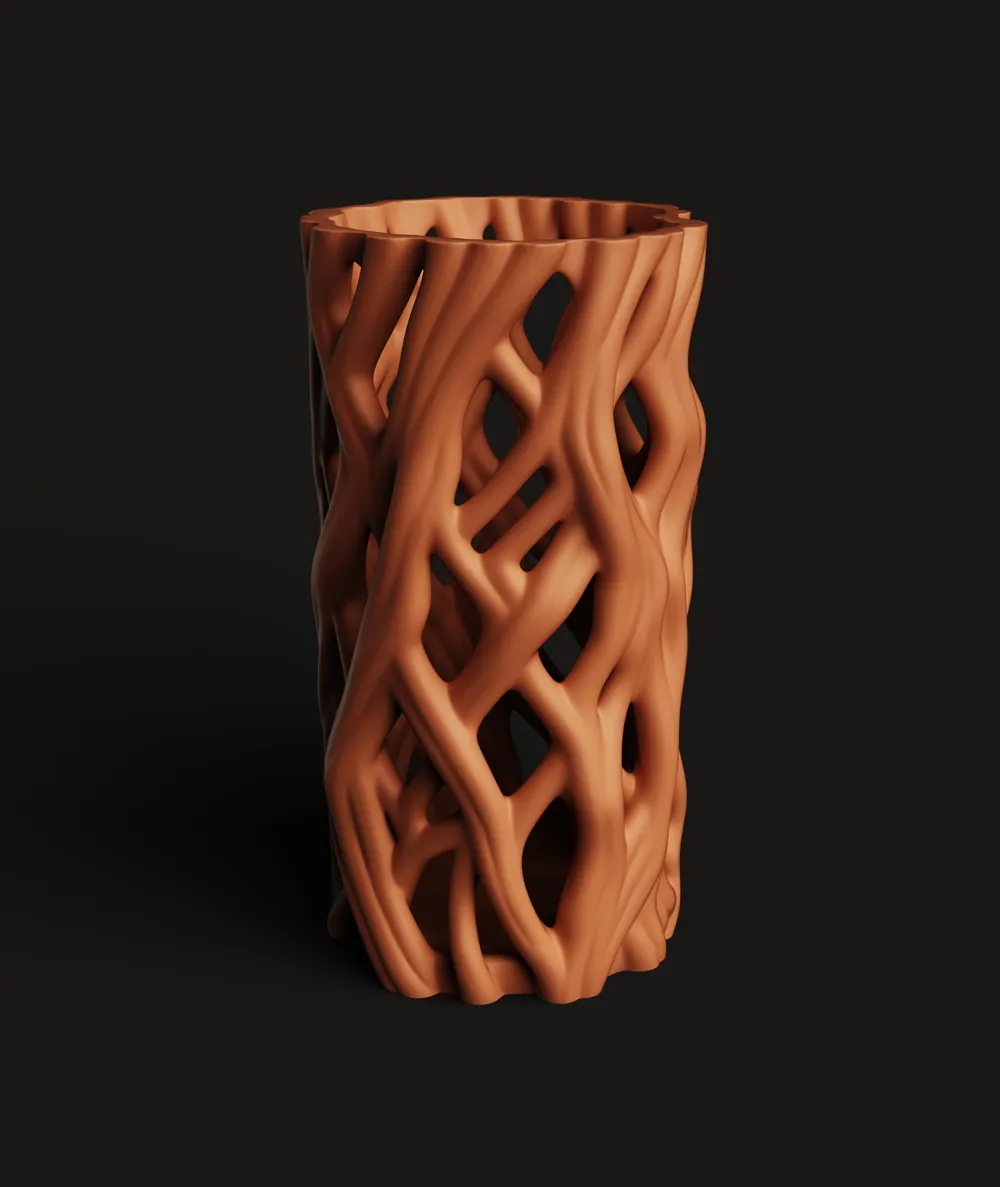 Organic Voronoi Vase|Flower Pot |Modern Home Decor - Free 3D Print ...