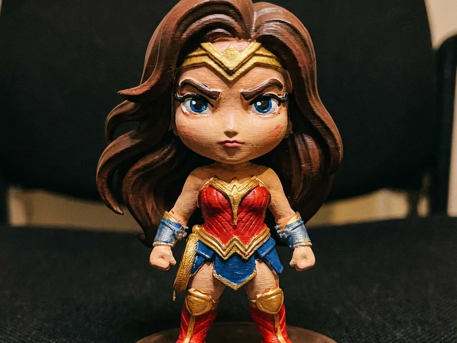 Wonder Woman Chibi Figur | DC Comics Fan-Art – Kostenloses 3D ...