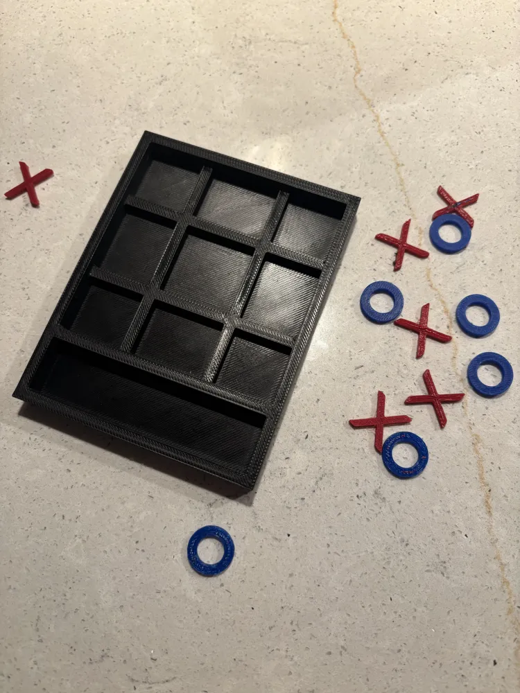 Mini Tic Tac Toe – Kostenloses 3D-Druckmodell – MakerWorld
