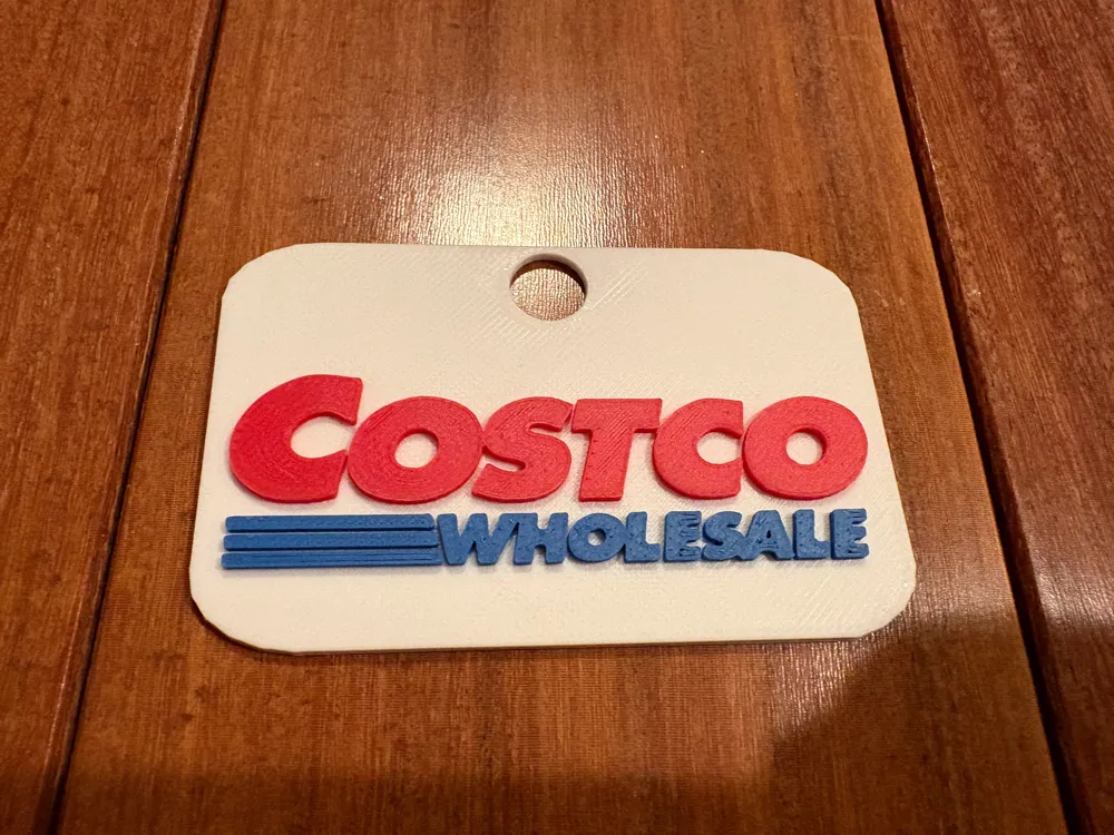 Costco key chain - Free 3D Print Model - MakerWorld