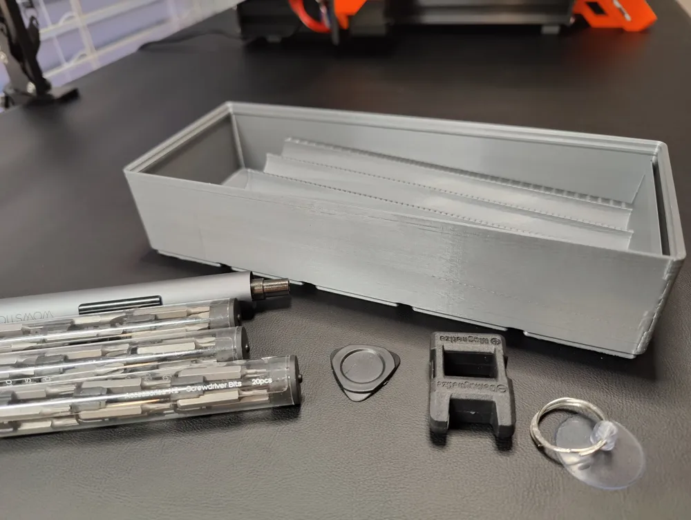 Gridfinity Xiaomi Wowstick Screwdriver Set Caddy - Free 3D Print Model ...