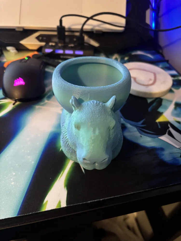 Capybara Pencil holder - Free 3D Print Model - MakerWorld