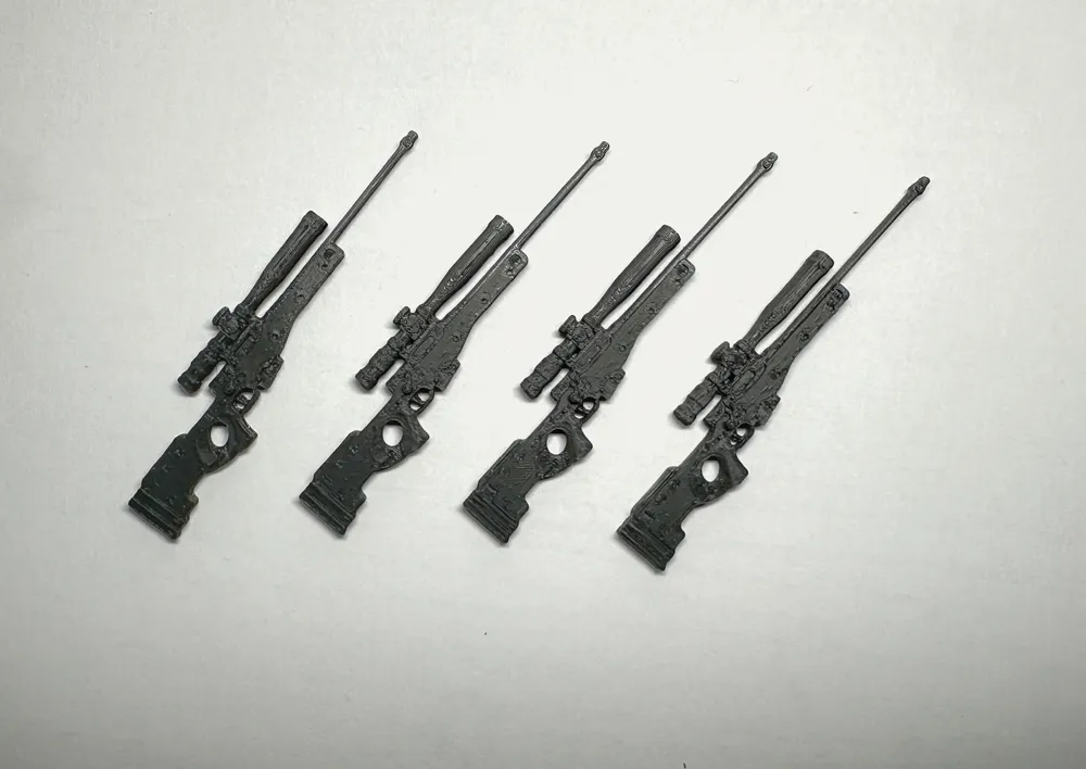 Lego Minifigure AWM Sniper Rifle - Free 3D Print Model - MakerWorld