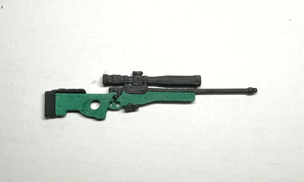 Lego Minifigure AWM Sniper Rifle - Free 3D Print Model - MakerWorld