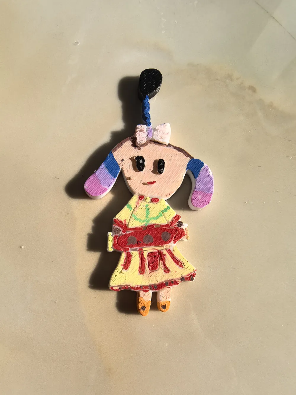 Colgante 3D infantil pintado a mano 'Fu Dao Jia' - Modelo de impresión ...