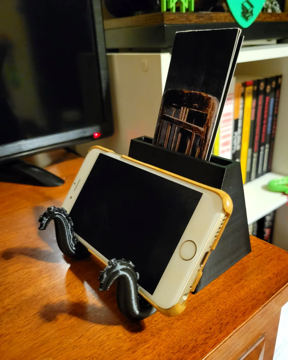 Tentacle Book + Bookmark Display / Phone Holder - Free 3D Print Model ...