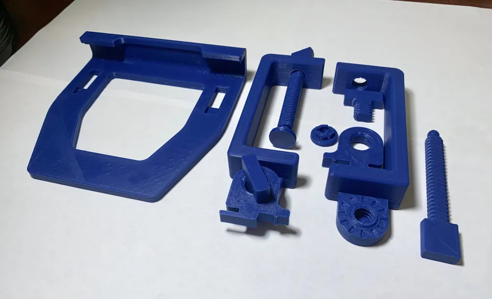 Adjustable Tablet Stand Clamp for Treadmill - Free 3D Print Model ...