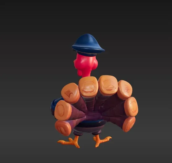 turkey policeman - Free 3D Print Model - MakerWorld