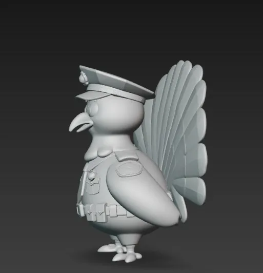 turkey employed by the police - Free 3D Print Model - MakerWorld