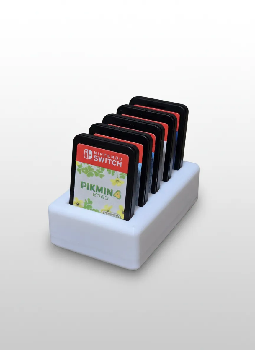 Simple Minimal Nintendo Switch Game Holder 5 Slots - Free 3D Print ...
