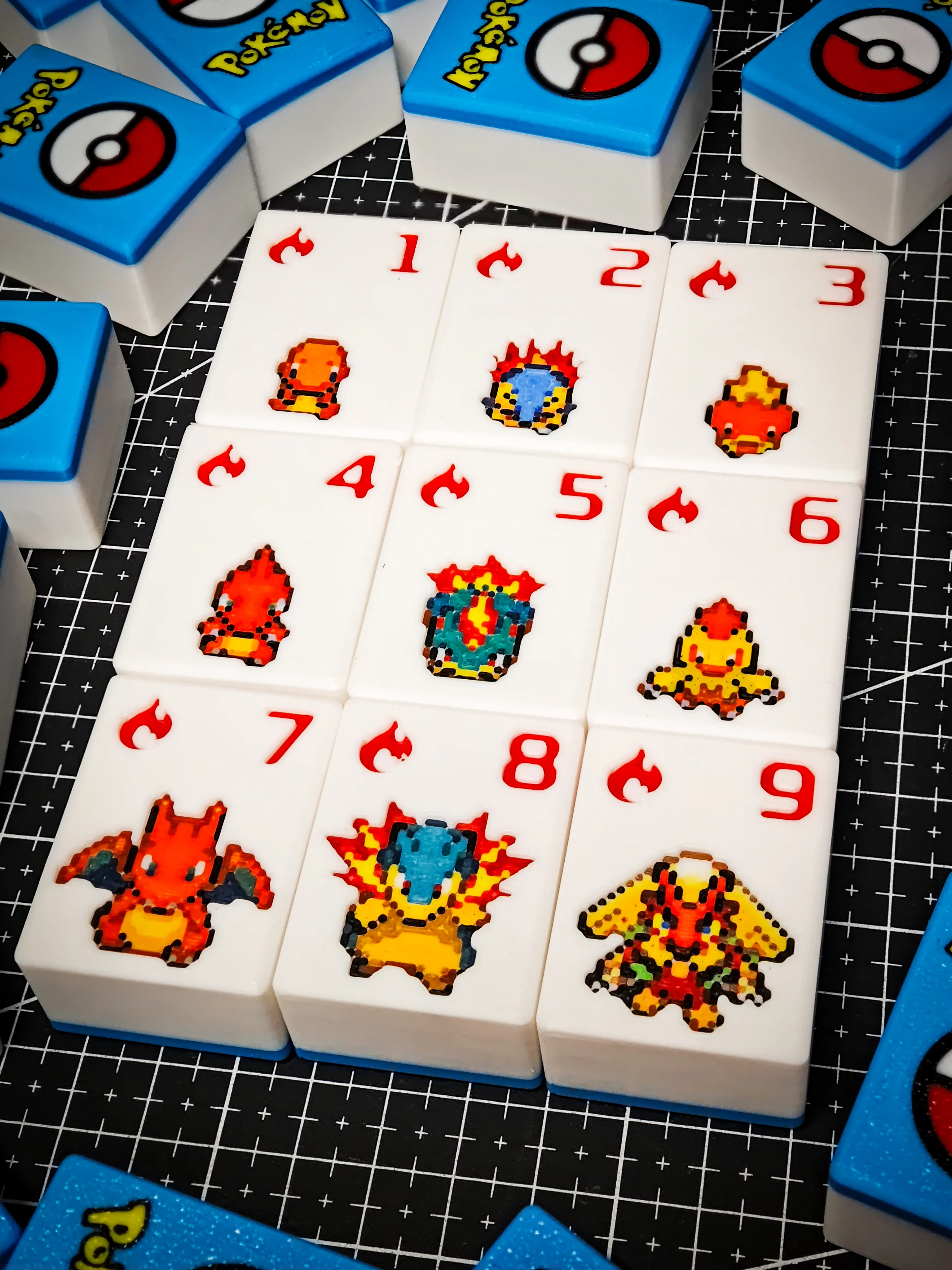 Pokemon x Mahjong Complete 144 Tiles | Pokemon x Mahjong - Free 3D ...