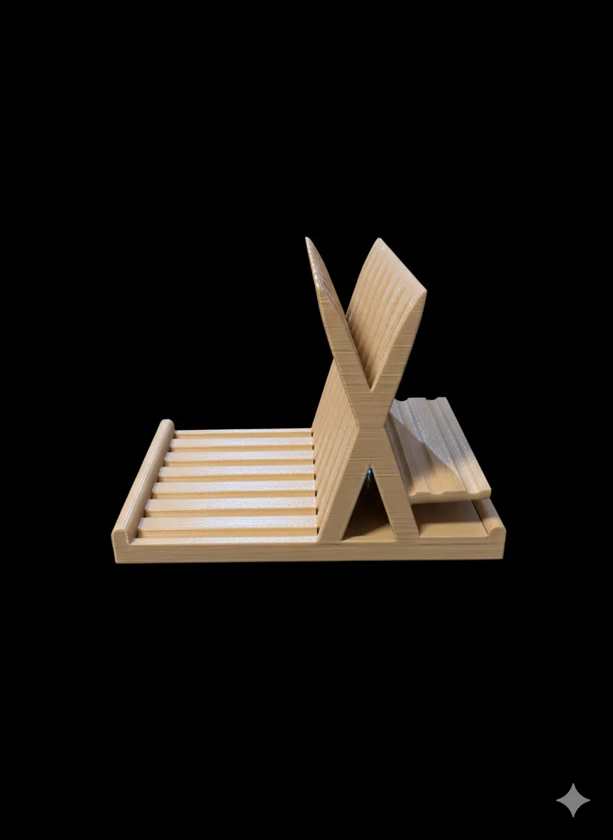 Modern Geometric Cross Base - Free 3D Print Model - MakerWorld