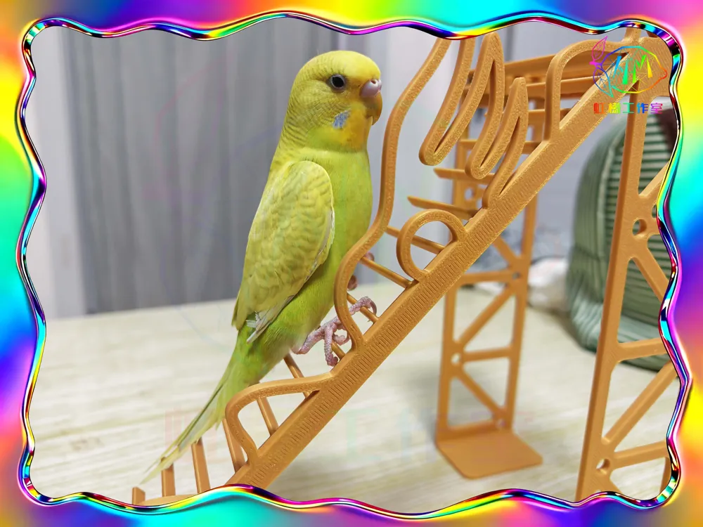 Fairy Tale House Pet Climbing Ladder (Compatible with birds, parrots ...