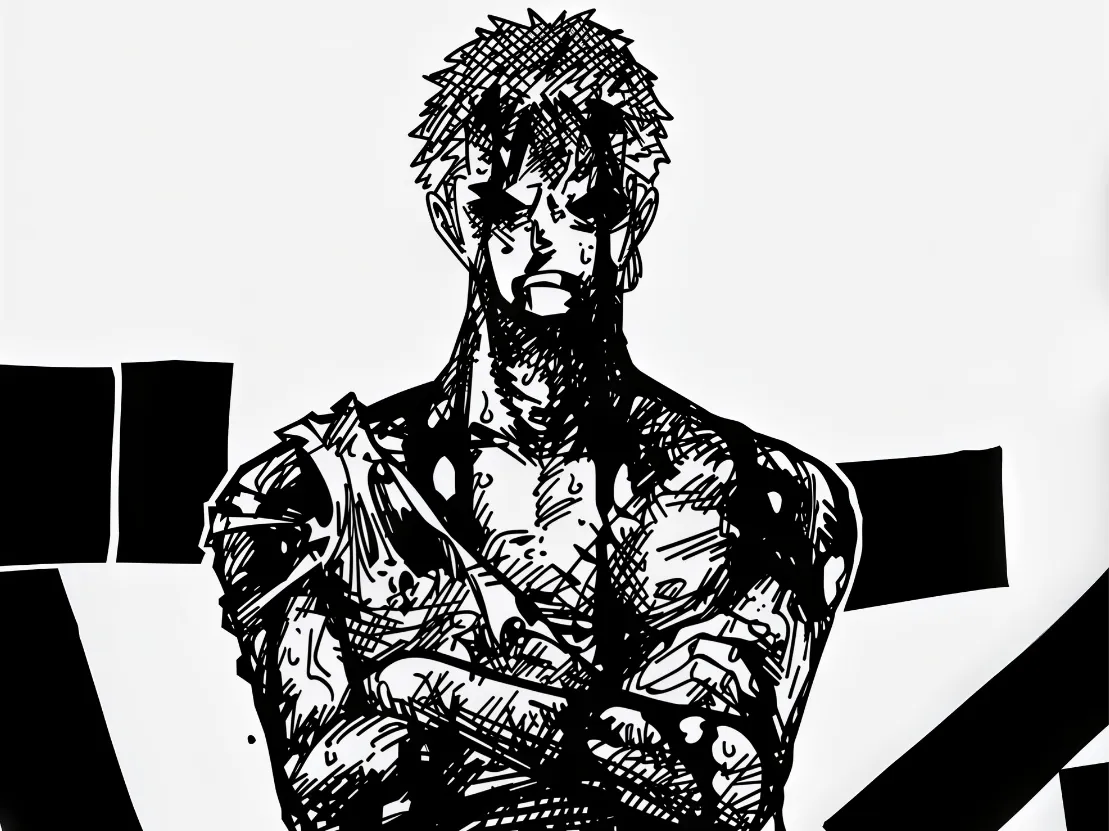 Zoro Manga Panel Nothing Happened One Piece - Free 3D Print Model ...