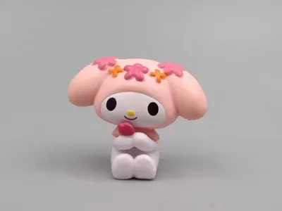Garland My Melody - Cute Chibi Sanrio Figure, Girl's Coloring Toy ...
