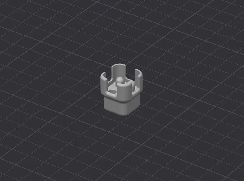 A1 or A1 mini Extruder 5-Way Guide Dust Cap - Free 3D Print Model ...