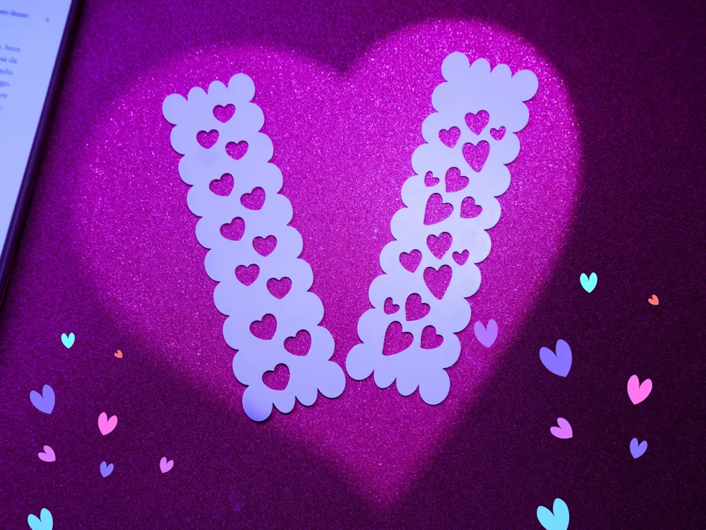 Bookmark Hearts - Free 3D Print Model - MakerWorld