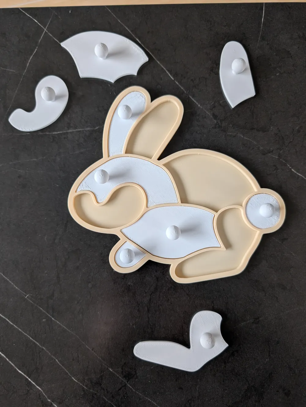 Easter Bunny Puzzle - Free 3D Print Model - MakerWorld