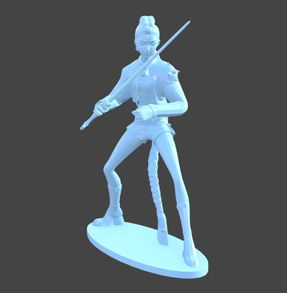Rumi – K-Pop Demon Hunters - Free 3D Print Model - MakerWorld