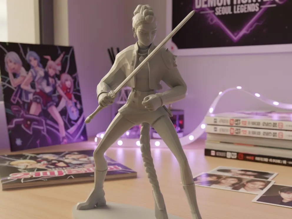 Rumi – K-Pop Demon Hunters - Free 3D Print Model - MakerWorld
