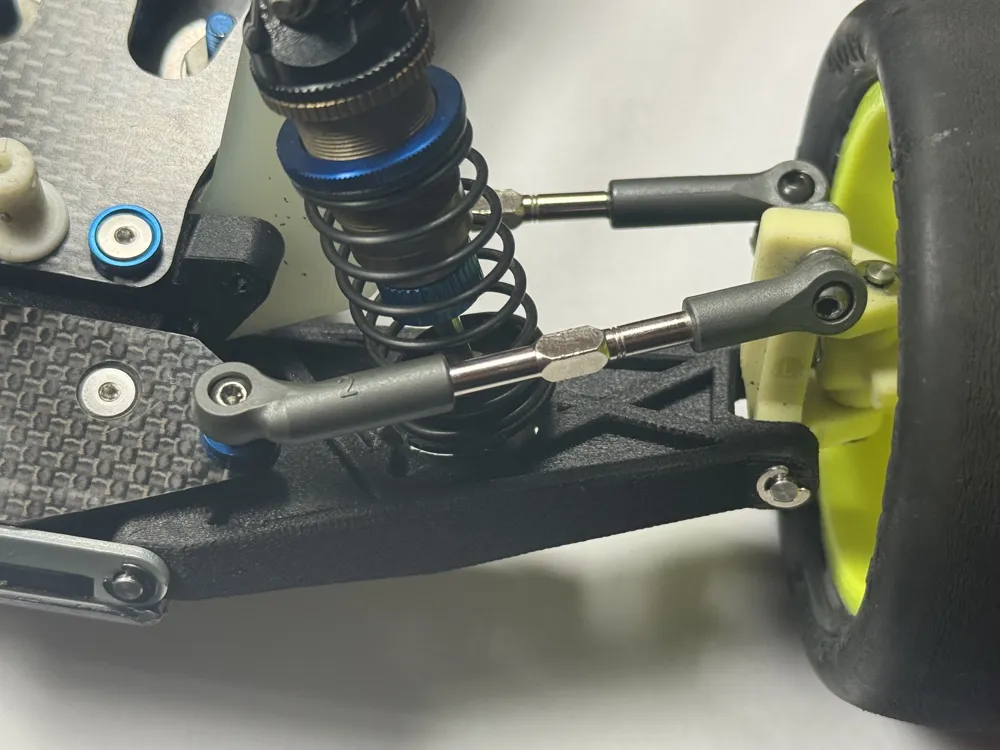 RC10 '89 Stealth Front Arms (added shock mount) - Free 3D Print Model ...