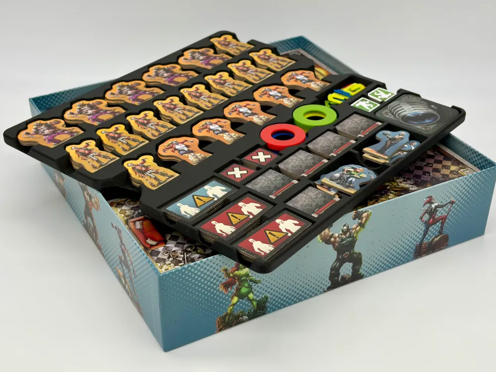 Zombicide DC'eased Gotham City Outbreak Insert - Free 3D Print Model ...