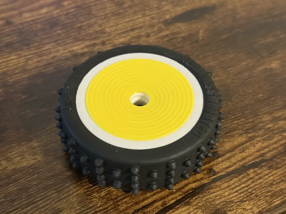 RC10 Front Wheel, 2-piece - Free 3D Print Model - MakerWorld