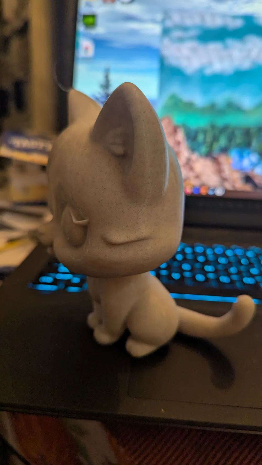 Cute little Cat Kitten Animal purrr purrrr - Free 3D Print Model ...