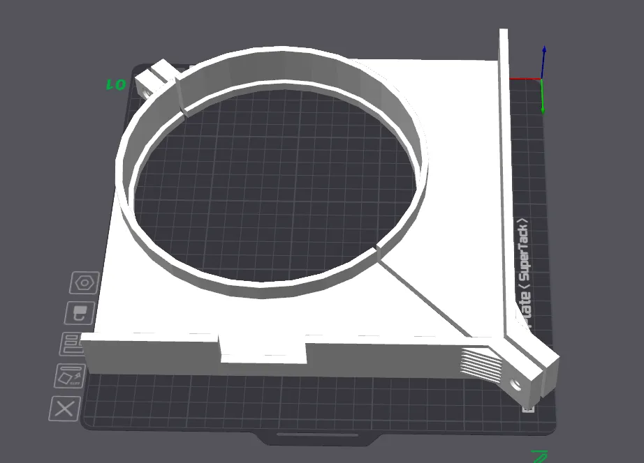 Window screen bottom right corner 160mm inner diameter PVC pipe adapter ...