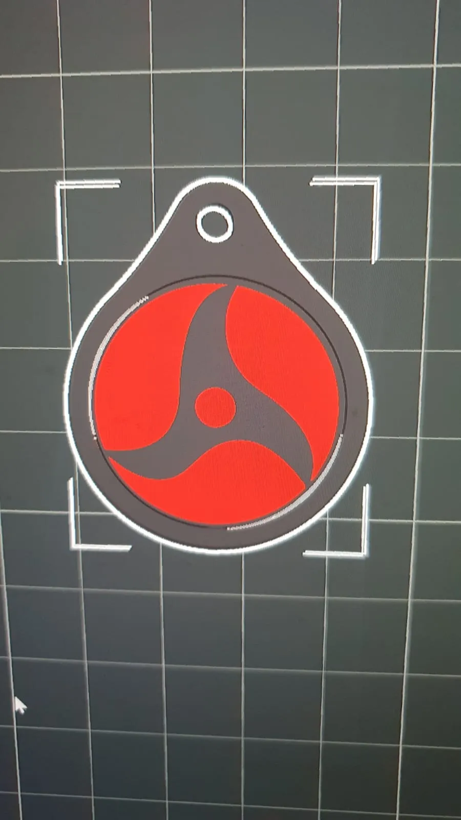 SHARINGAN SASUKE ETERNAL ROTATING KEYCHAIN - Free 3D Print Model ...