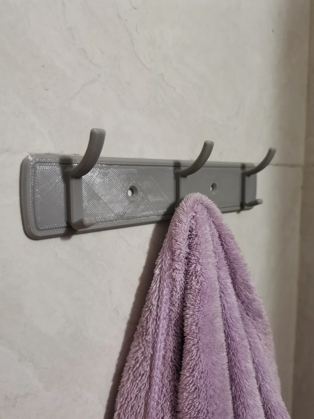 Fishtail Hook / Over-the-Door Hook / Bathroom Hook - Free 3D Print ...