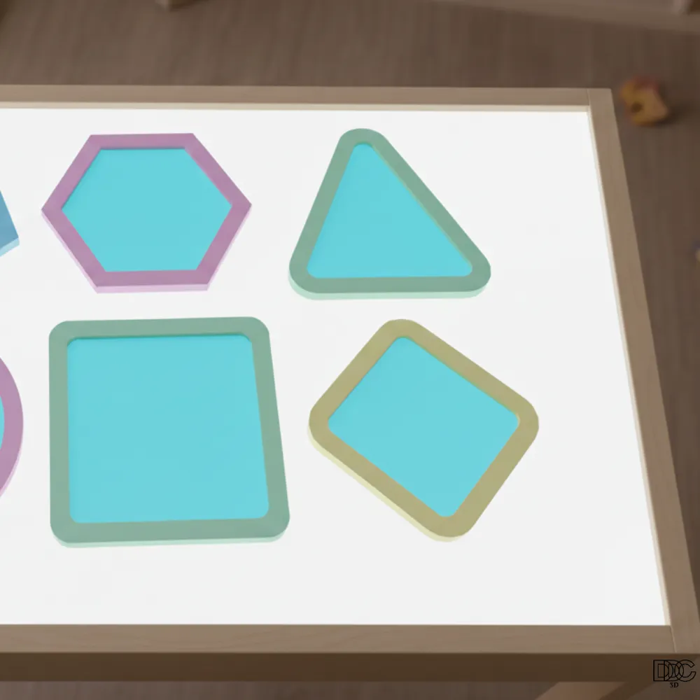Light Table Shapes Generator - Free 3D Print Model - MakerWorld