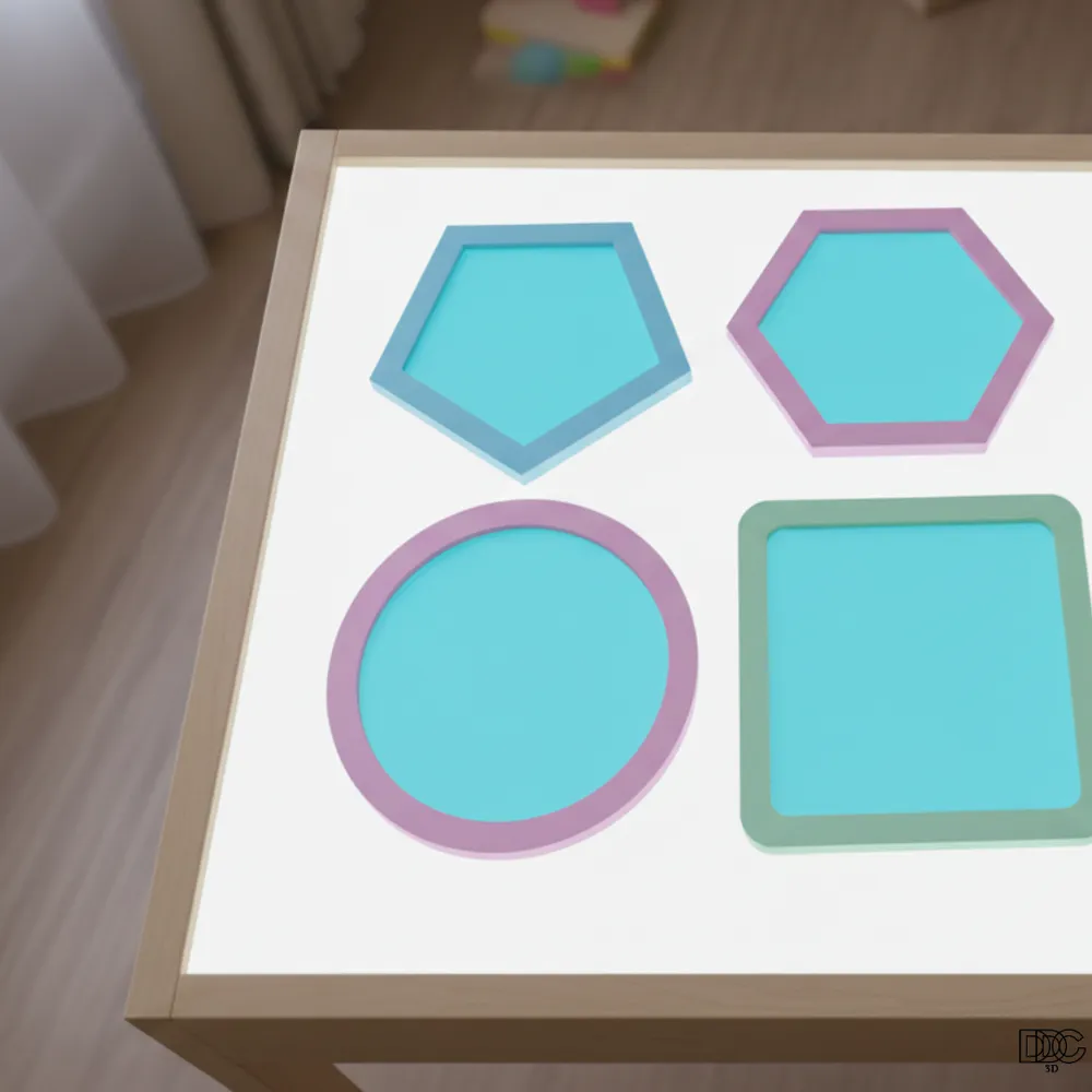 Light Table Shapes Generator - Free 3D Print Model - MakerWorld