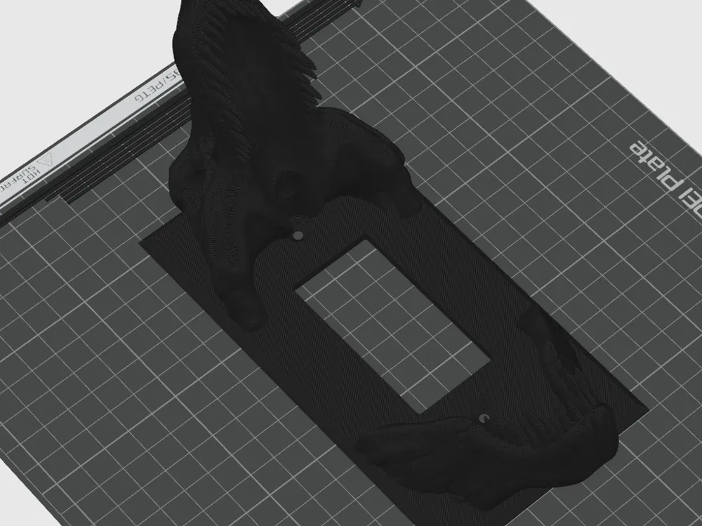 T Rex Rectangular Light Switch Cover - Free 3D Print Model - MakerWorld