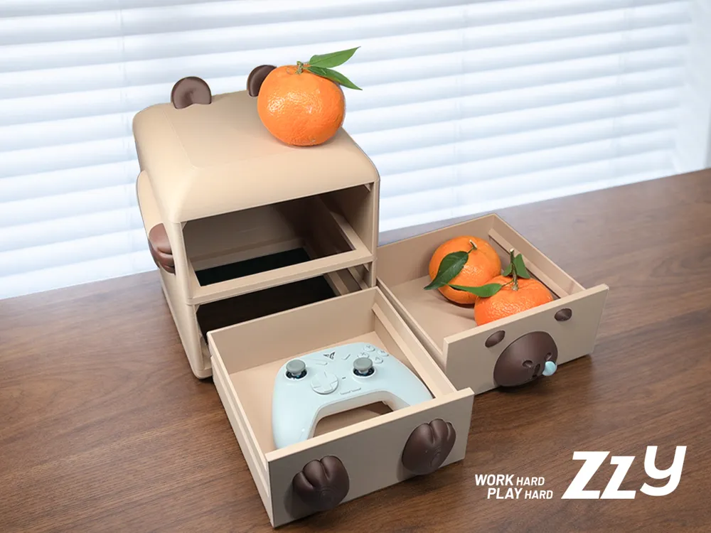 Capybara Storage Cabinet - Free 3D Print Model - MakerWorld