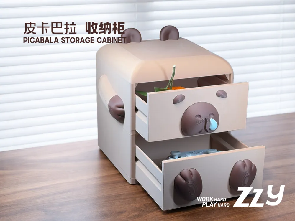 Capybara Storage Cabinet - Free 3D Print Model - MakerWorld