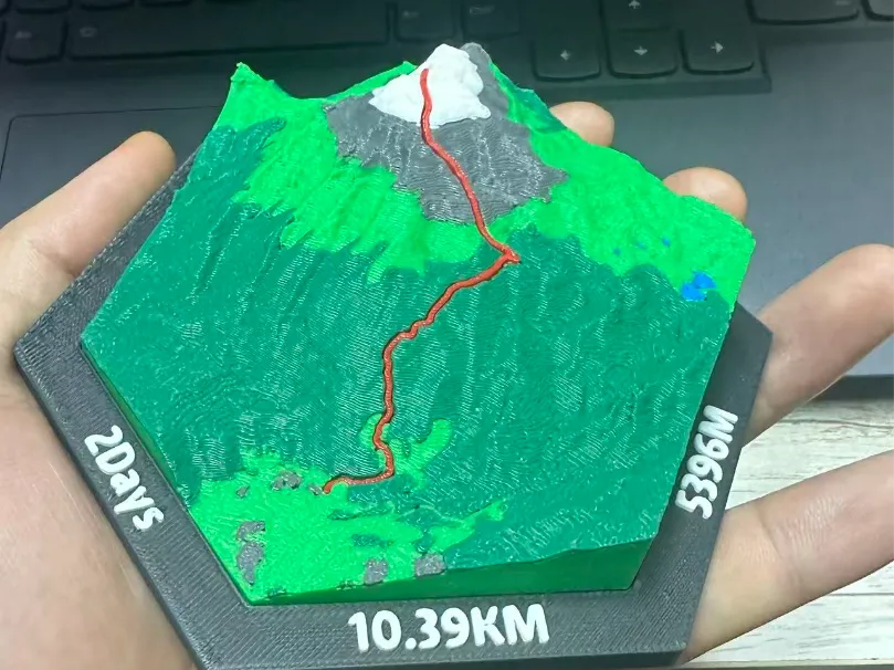 Haba Snow Mountain Route Track - Free 3D Print Model - MakerWorld