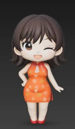 Chine-chan - Free 3D Print Model - MakerWorld