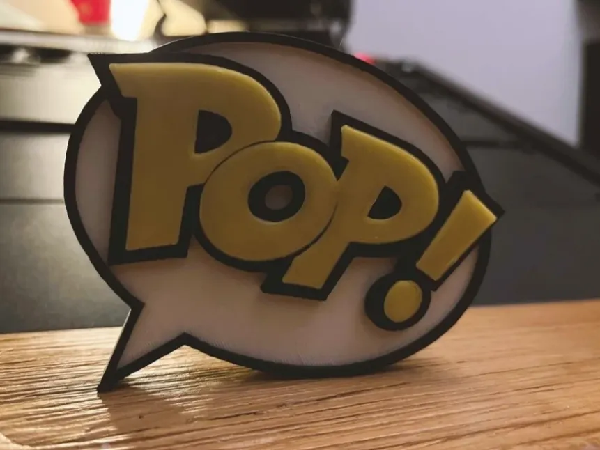 Funko Pop Logo - Free 3D Print Model - MakerWorld