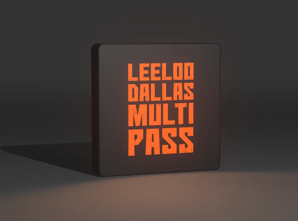 Fifth Element MULTIPASSSS - Lightbox - Free 3D Print Model - MakerWorld
