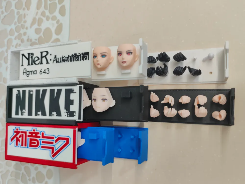 figma Hand and Face Parts Stackable Box - Free 3D Print Model - MakerWorld