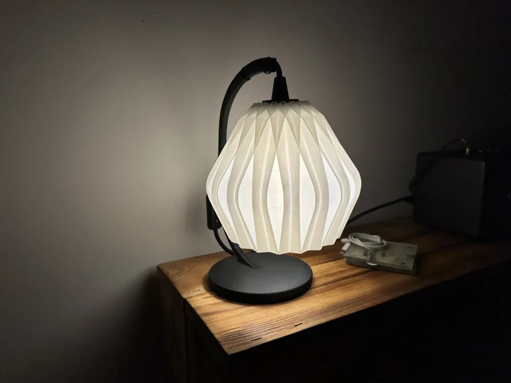 Holder Base for Lampshade on String / Wire - Free 3D Print Model ...