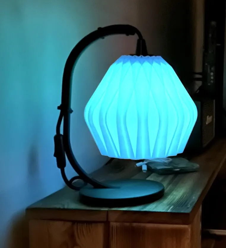 Holder Base for Lampshade on String / Wire - Free 3D Print Model ...