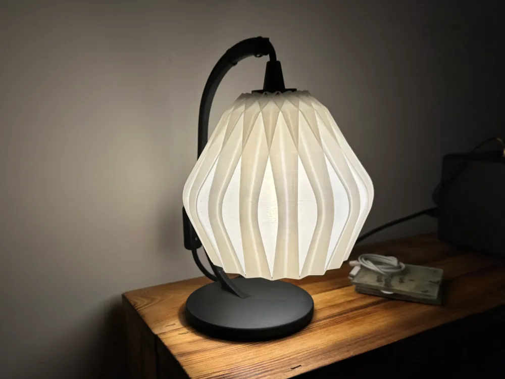 Holder Base for Lampshade on String / Wire - Free 3D Print Model ...