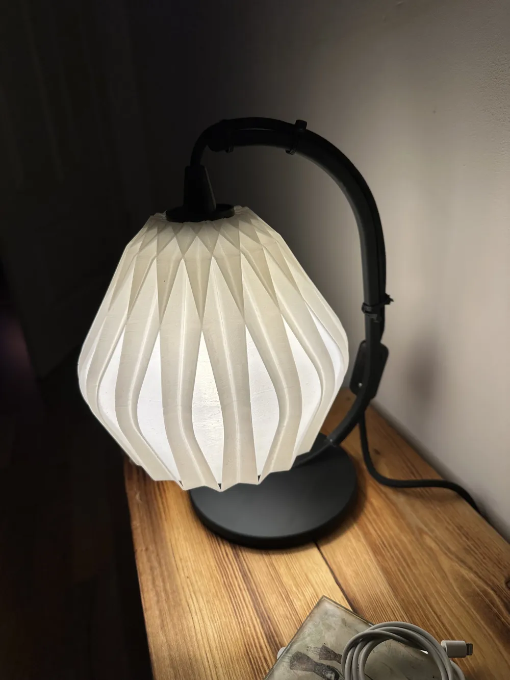 Holder Base for Lampshade on String / Wire - Free 3D Print Model ...