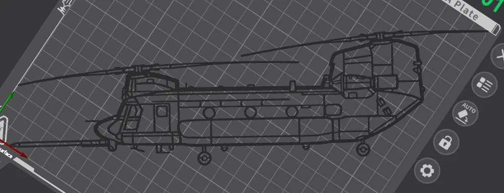 Boeing MH-47 Chinook Wall Art - Free 3D Print Model - MakerWorld