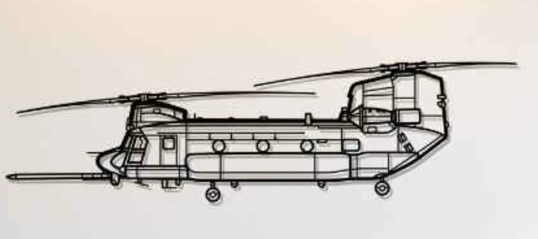 Boeing MH-47 Chinook Wall Art - Free 3D Print Model - MakerWorld